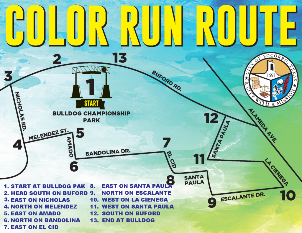 Color Run & Easter Eggstravaganza 2023 – City of Socorro Texas