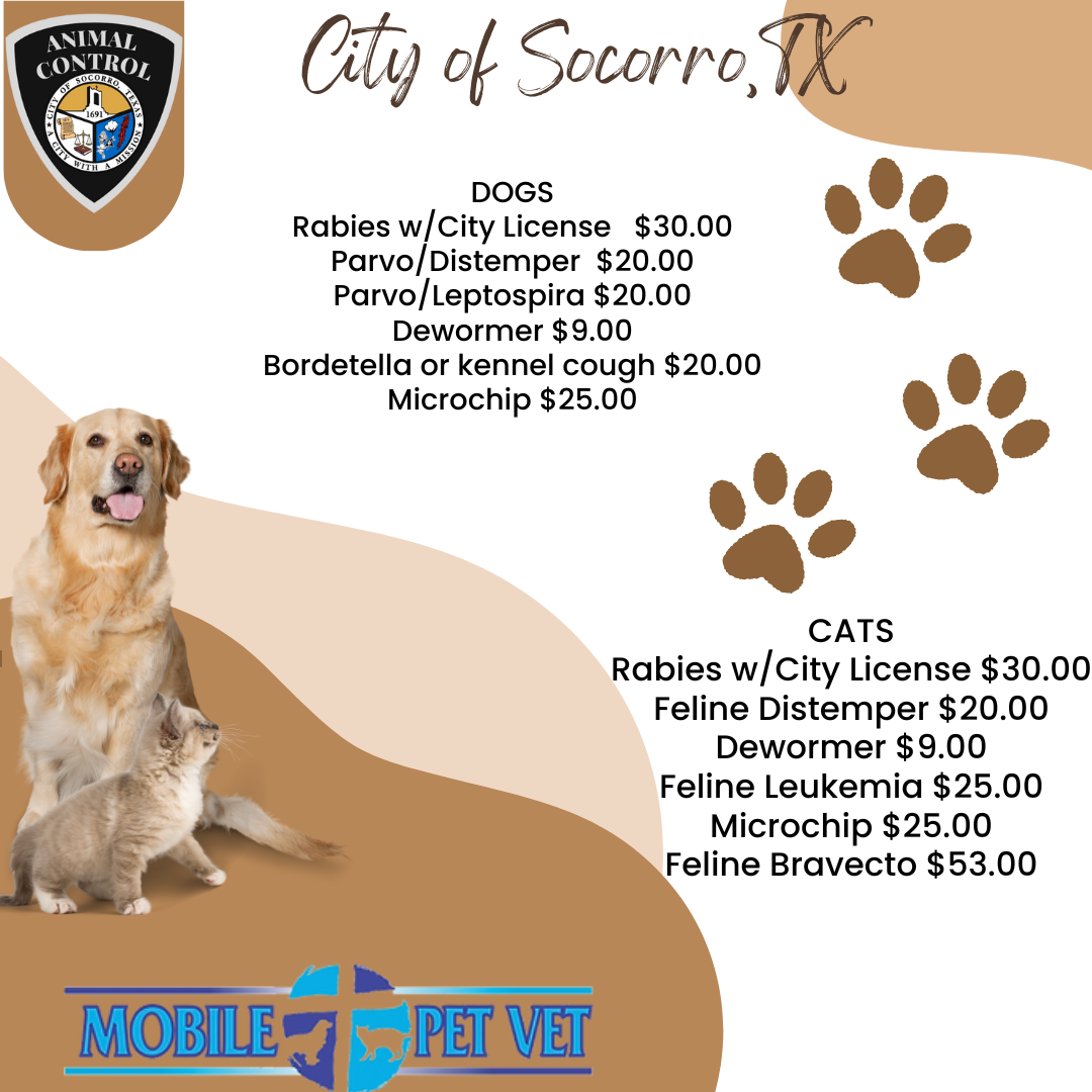 Socorro Animal Control- Event – City of Socorro Texas